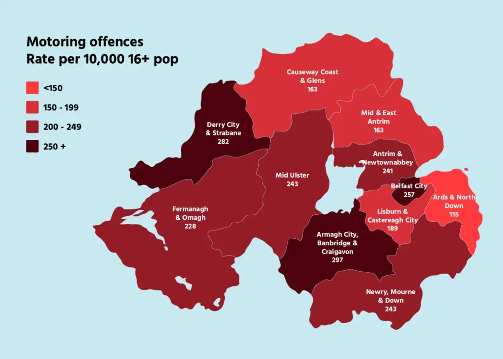 What the latest Police Service of Northern Ireland motoring offence ...